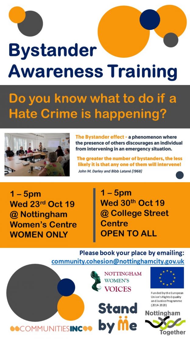Nottingham City Council - Bystander Awareness Training from Communities ...